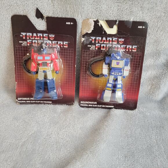 Hasbro | Toys | Transformer Optimus Prime Soundwave Key Chains Bag ...
